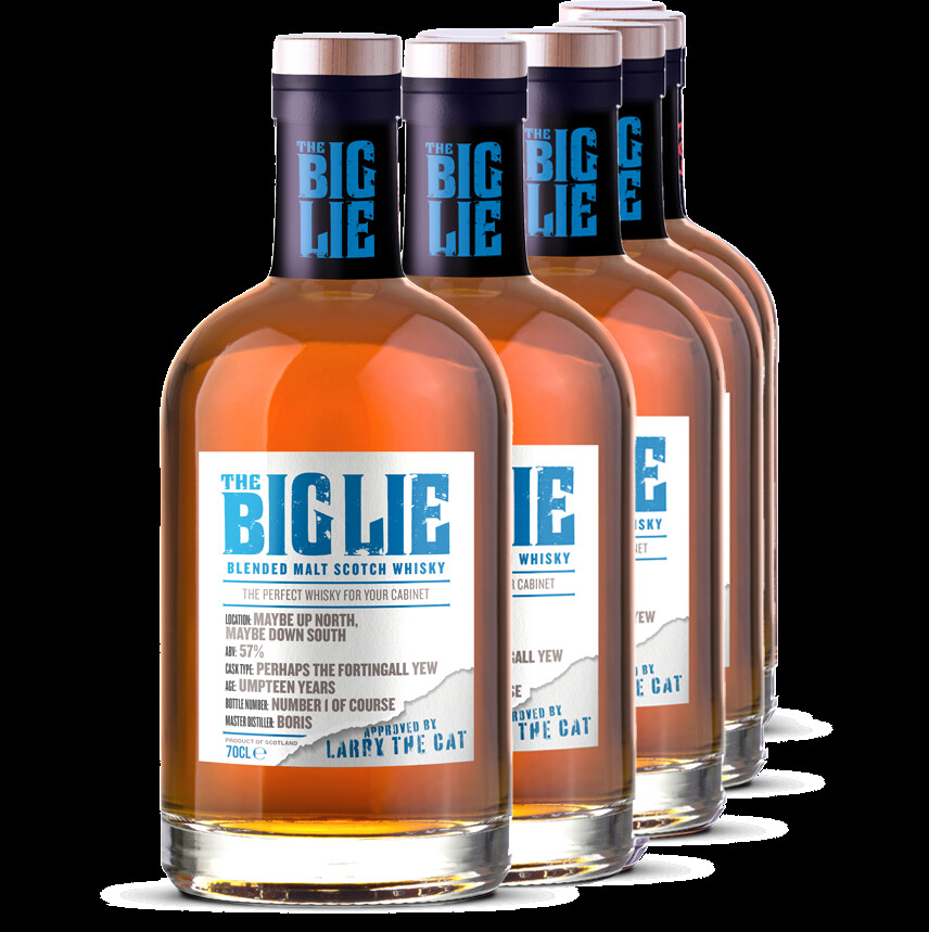 英國 Caskshare ！推出充滿諷刺性質的「The Big Lie」調和式威士忌！ - 評酒趣